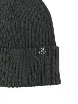 Marc O'polo Ribbed Logo Cap - Green