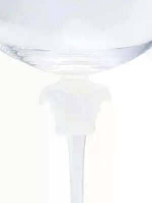Versace Medusa-stem Crystal Wine Glass