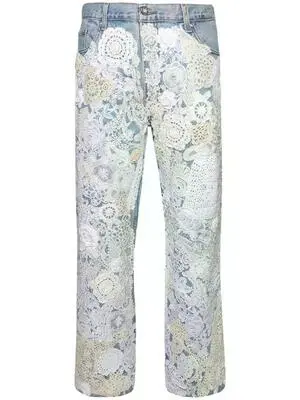 Floral Jeans For Men