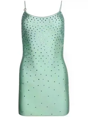Oseree Gem-embellished Mini Dress