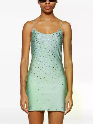 Oseree Gem-embellished Mini Dress