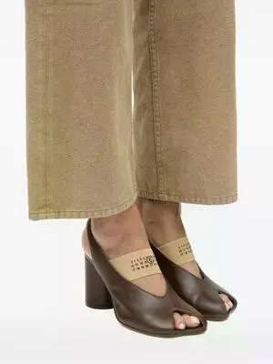 MAISON MARGIELA Open-toe Slingback Sandals - Brown