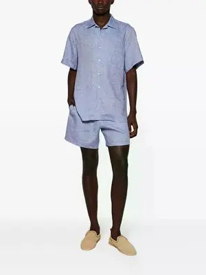 Loro Piana Bay Solaire Bermuda Shorts - Blue