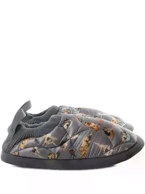 Undercover Quilted Graphic Print Sneakers - Grey