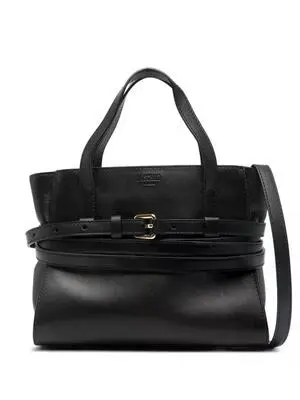 Moschino Small Buckle-belt Tote Bag