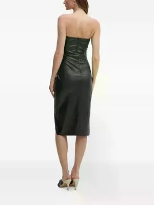 Sisley Draped Strapless Mini Dress