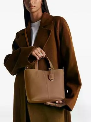 MAISON DE SABRE Small Leather Tote - Brown