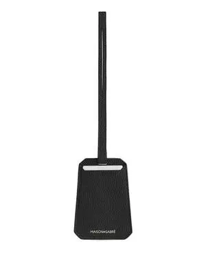 MAISON DE SABRE Leather Luggage Tag - Black