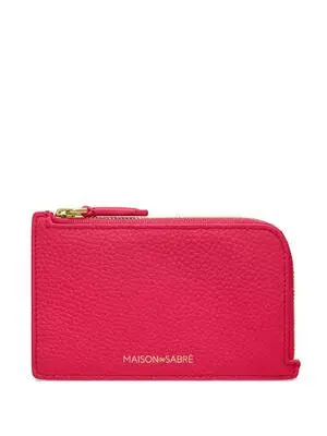 MAISON DE SABRE Zip-fastening Leather Wallet - Pink