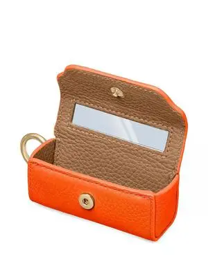 MAISON DE SABRE Leather Lipstick Charm - Orange