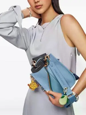 MAISON DE SABRE Mini Leather Saddle Bag - Blue