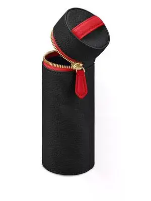 MAISON DE SABRE Zip Top Handle Leather Brush Case