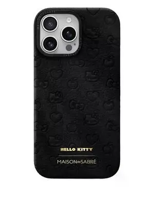 MAISON DE SABRE Leather Iphone 16 Pro Max Case - Black