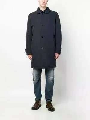 Brunello Cucinelli Single-breasted Cotton-blend Coat