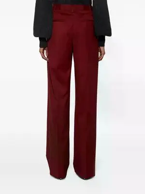 Loulou De Saison High-waisted Silk Trousers