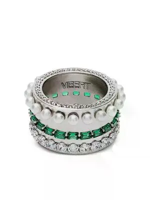VEERT The Thick Layered Ring - White