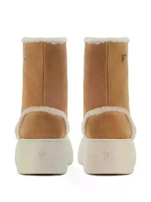 GIUSEPPE ZANOTTI Gz League Shearling Platform Boots
