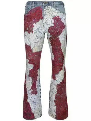 EARTHLING VIP Bootcut Denim Jeans - Blue