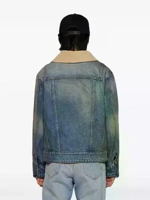 Rhude Western-style Zip-up Denim Jacket