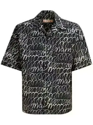 Marni Graphic-print Shirt - Black