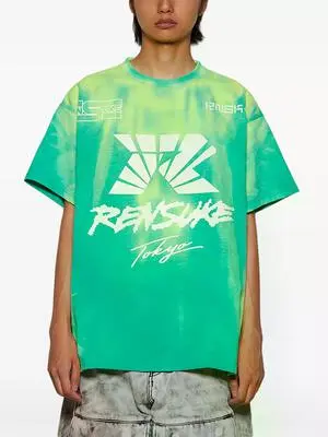 RENSUKE TOKYO Graphic Loose T-shirt - Green