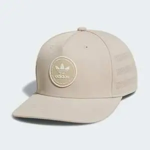 Adidas Emblem Snapback Cap - Stone Khaki / Off White