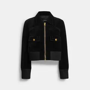 COACH Velvet Blouson Jacket