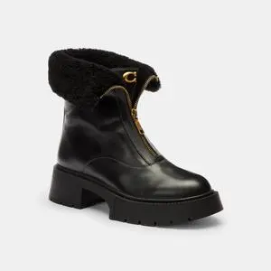 Coach Zip Up Booties