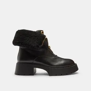 COACH Leah Platform Zip Bootie