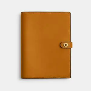 COACH Notebook - Brass/ochre