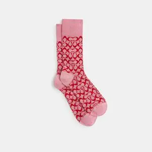 COACH Signature Crew Socks - Pink