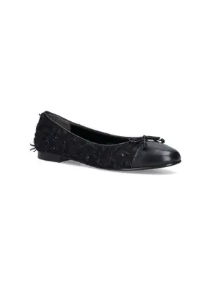 Tory Burch Tweed Ballet Flats