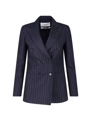 Max Mara Maison Margiela Lardini Wool Blazer - Blue