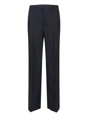 Gucci Silk Twill Straight Leg Pants