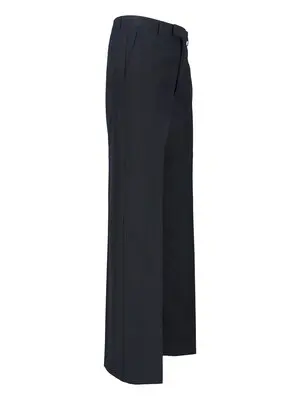 Gucci Silk Twill Straight Leg Pants