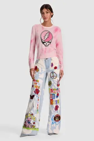Alice + Olivia A+o X Grateful Dead Carolee Pullover