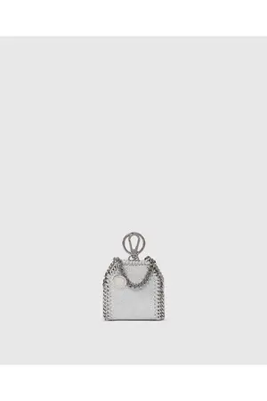 Stella McCartney Falabella Airpods Case Keyring - Silver