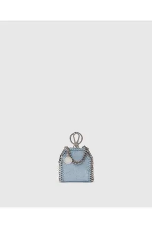 Stella McCartney Falabella Airpods Case Keyring - Silver