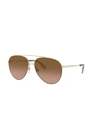 Burberry Aviator Sunglasses - Gold