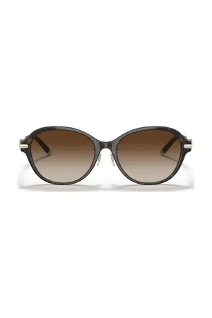 TIFFANY SUNGLASS HUT Tiffany & Co. Havana Oval Sunglasses