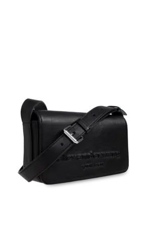 Alexander Wang Punch Flap Shoulder Bag - Black