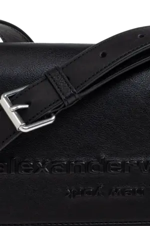 Alexander Wang Punch Flap Shoulder Bag - Black