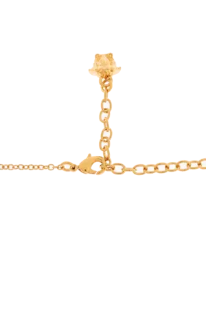 Versace Necklace With Pendant And Crystals