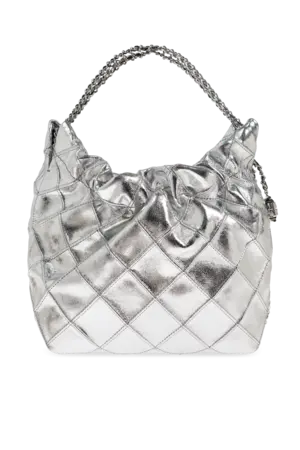 Tory Burch Fleming Mini Shoulder Bag - Silver