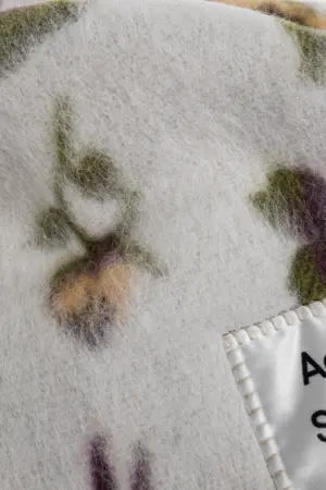 Acne Studios Scarf With Logo - Grey