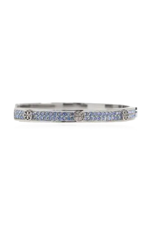 Tory Burch Bracelet With Crystals - Silver