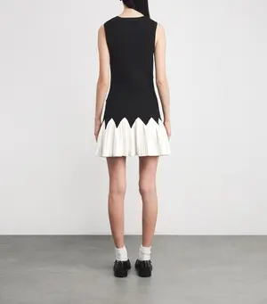 Sandro Two-tone Mini Dress - Black