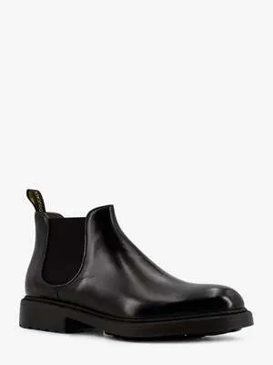 DOUCAL'S Leather Chelsea Boots - Black