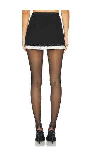 LoveShackFancy Edeness Skirt With Bow And Embellishment
