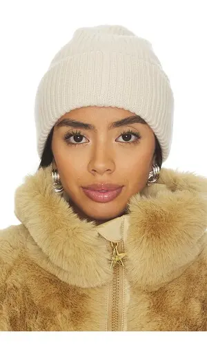 HALFDAYS Merino Wool Beanie - Cream